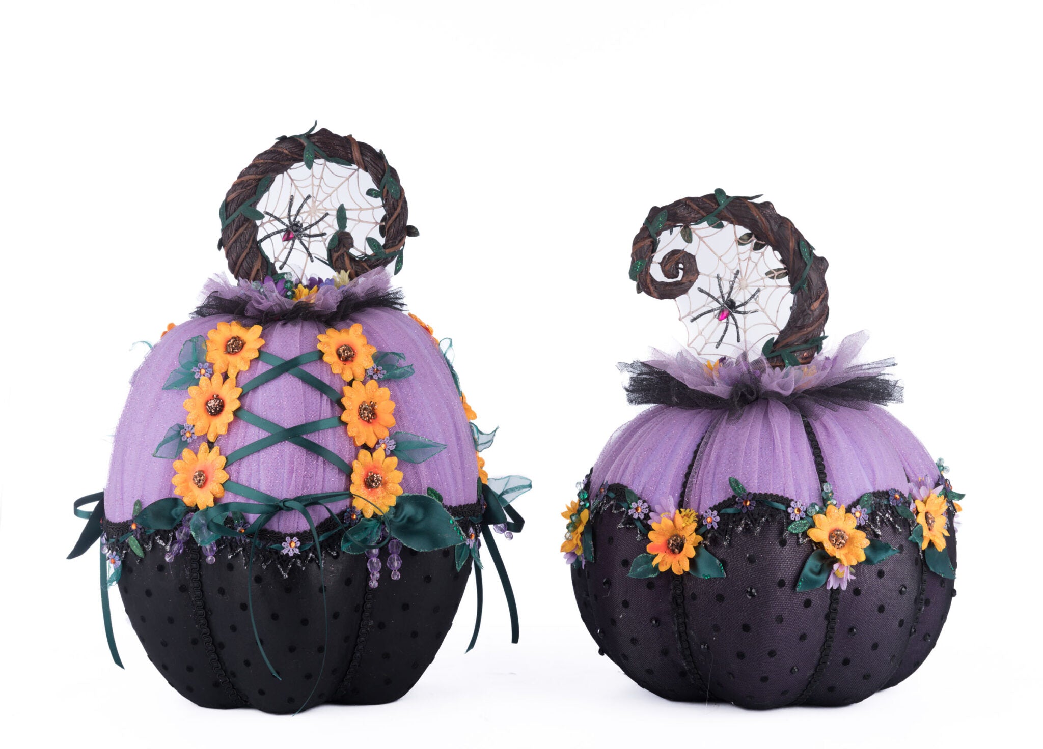 Jacks and Cats Pumpkins Set Of 2 – Katherine's Collection Shop