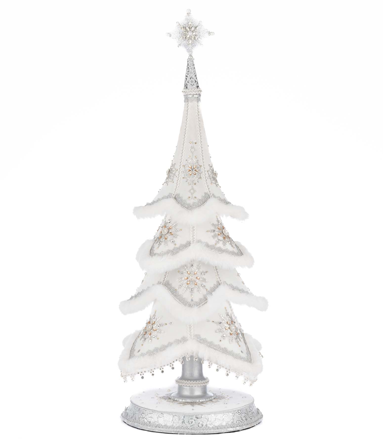 Silver Bells of Brilliance Tabletop Tree – Katherine's Collection Shop